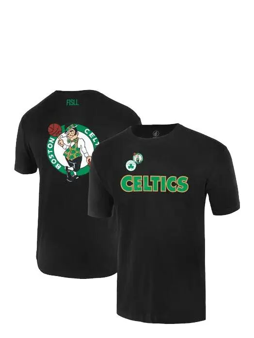 FISLL Boston Celtics Oversize Logo T-shirt - Black