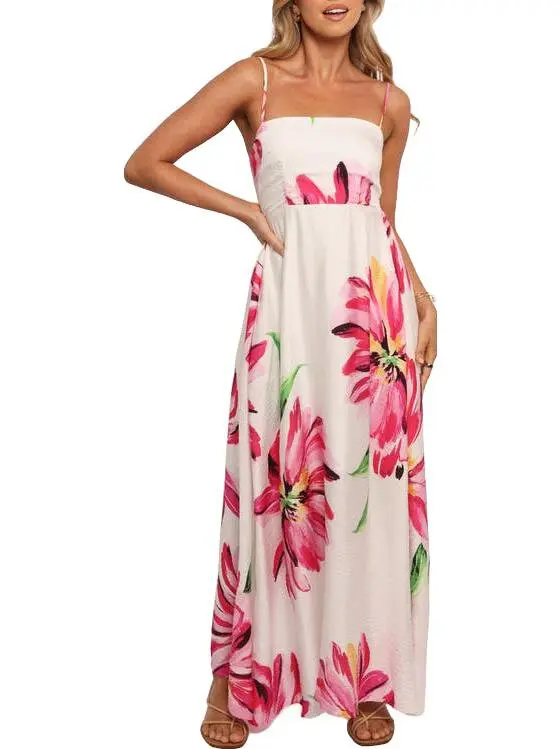 PETAL & PUP Verity Floral Maxi Sundress - Pink Floral