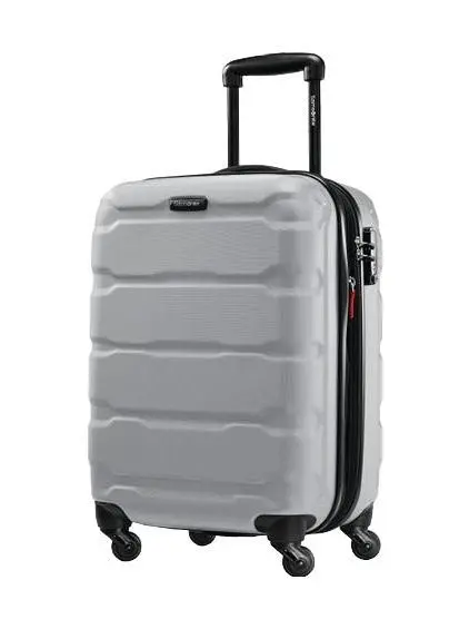 SAMSONITE Omni Pc Hardside Expandable Carry-on Spinner Luggage - Silver