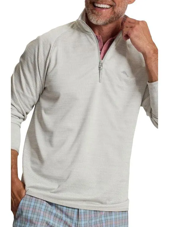 Tommy Bahama Palm Pro Islandzone® Performance Half Zip Pullover - Featherstone