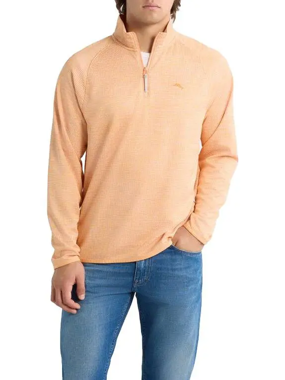Tommy Bahama Palm Pro Islandzone® Performance Half Zip Pullover - Roe