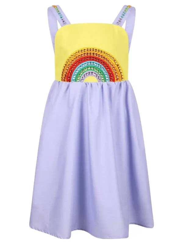 LOLA + THE BOYS Embellished Sun Dress - Purple