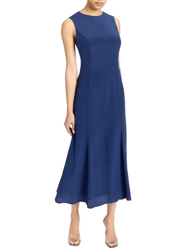 Santorelli Rosalia Sleeveless Midi Dress - Aegean Blue