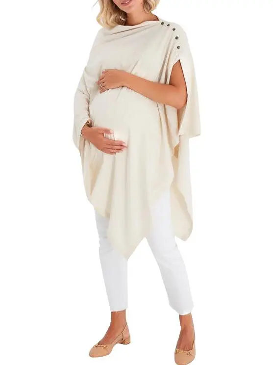 ACCOUCHEE Cotton 4-in-1 Multipurpose Cape - Beige