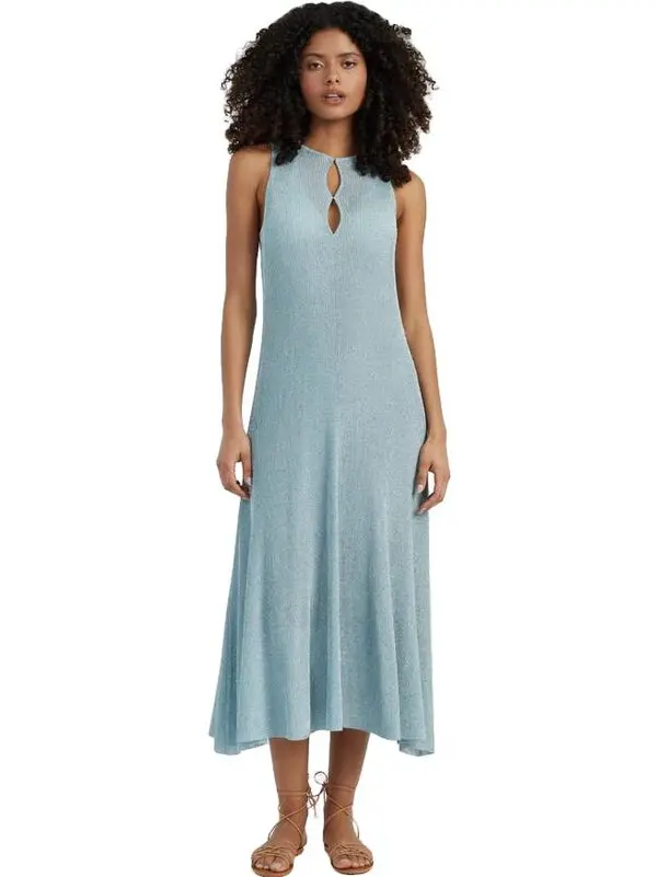 Chinti & Parker Laura Whitmore Siren Dress - Titanium