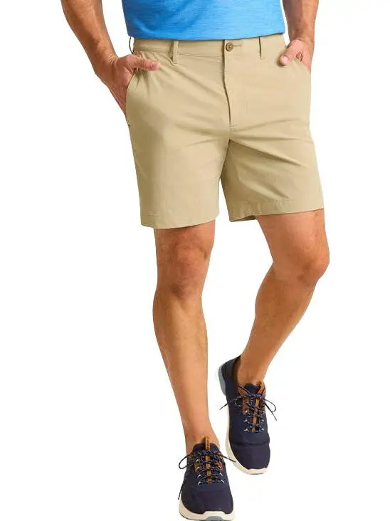 Tommy Bahama Chip Shot Islandzone® Stretch Shorts - Stone Khaki