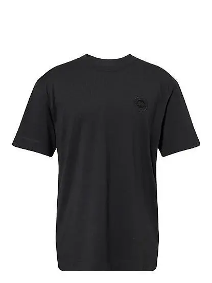 Canada Goose Gladstone Embroidered Cotton-jersey T-shirt - Black