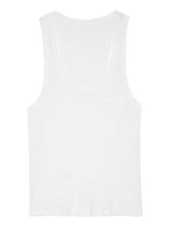 Zadig&Voltaire Scoop-neck Modal Vest Top - White