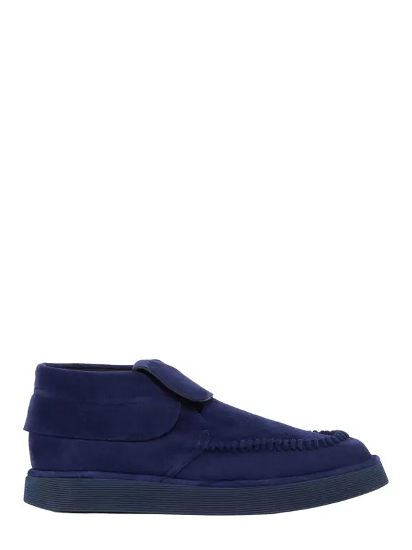 Giorgio Armani Suede Chukka Boots - Navy Blue