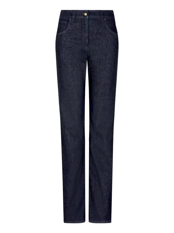 Giorgio Armani Five-pocket Flared Trousers - Blue