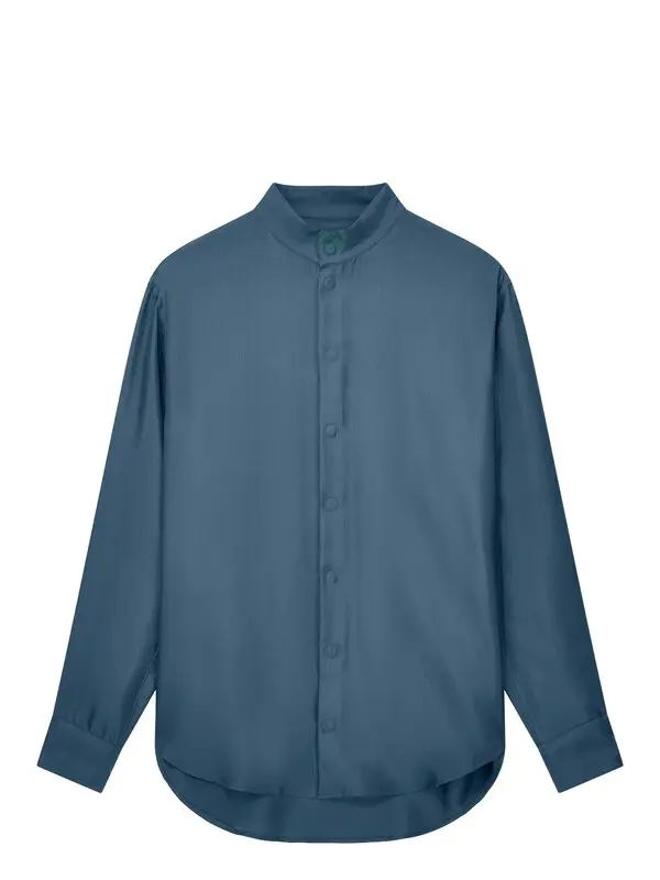 Giorgio Armani Silk Twill Shirt - Green