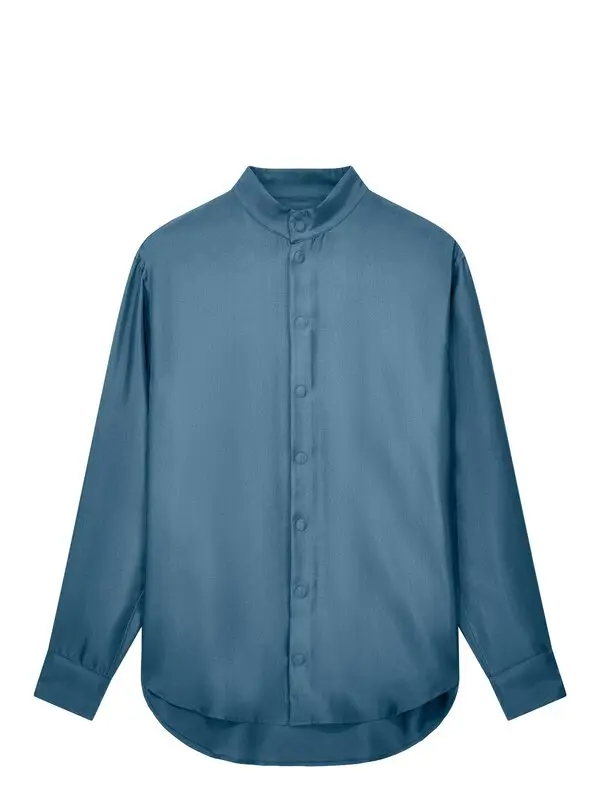 Giorgio Armani Silk Twill Shirt - Green