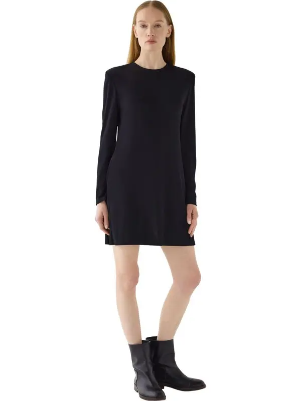 Veronica De Piante Marcie Compact Jersey Mini Dress - Black