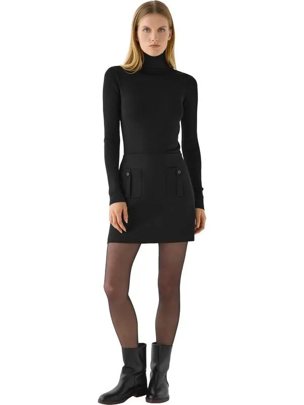 Veronica De Piante Sabine Mini Skirt - Black