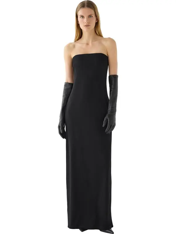 Veronica De Piante Hazelle Strapless Compact Jersey Dress - Black
