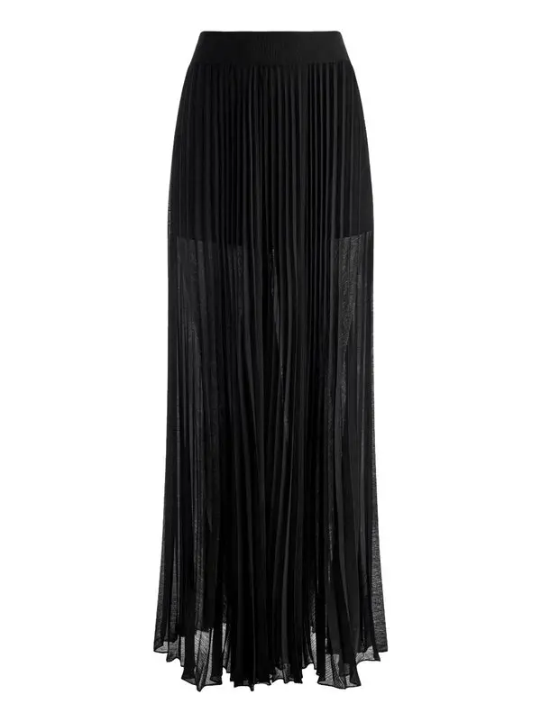 Alice + Olivia Athena Pleated Trousers - Black