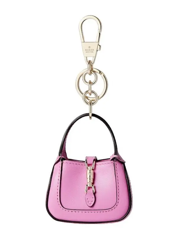 Gucci Keychain With Jackie Motif - Pink