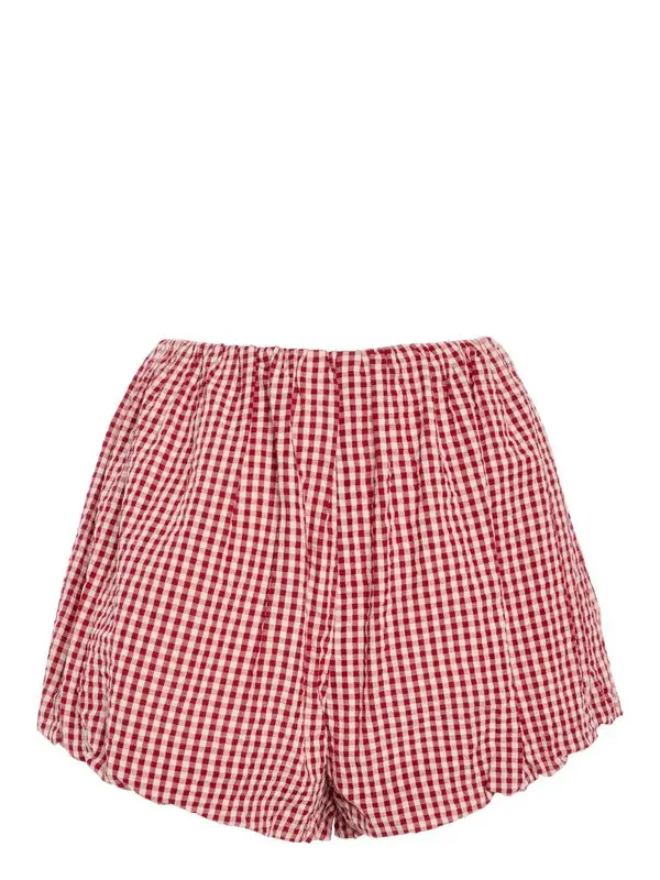Posse Aurelia Cotton Bloomer Shorts - Red