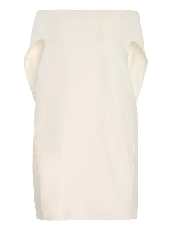 THE ROW Pallenberg Off-the-shoulder Top - White