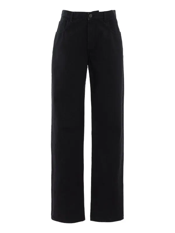 THE ROW Landais High-rise Bootcut Jeans - Black