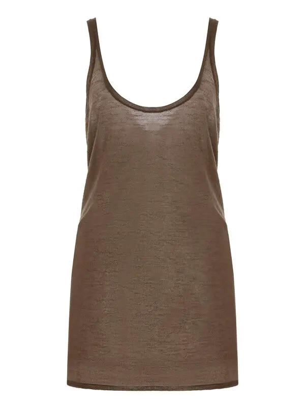 THE ROW Kazu Cashmere Tank Top - Neutral