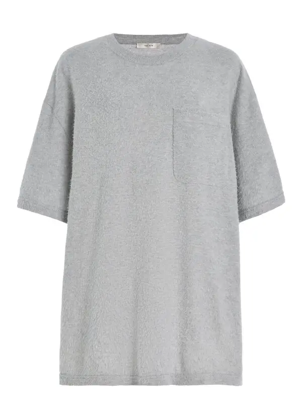 THE ROW Kaddy Cotton T-shirt - Grey