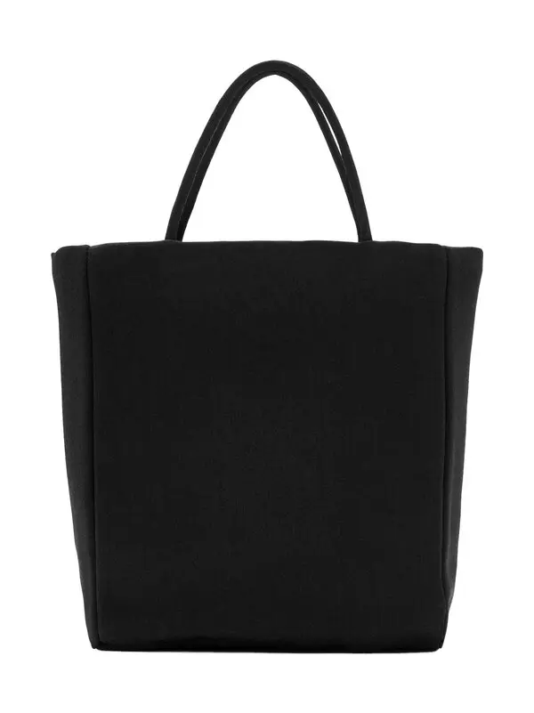 THE ROW Cecily Mini Silk-satin Tote - Black