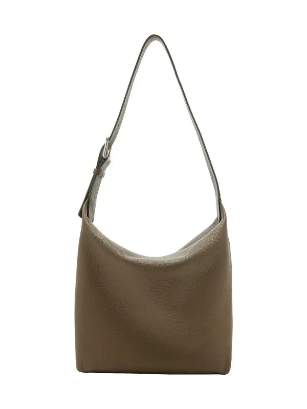 THE ROW Isa Leather Shoulder Bag - Green