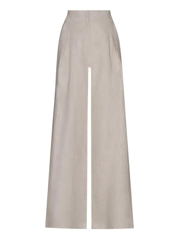 ANDRES OTALORA Desperte Wide-leg Linen Pants - Ivory