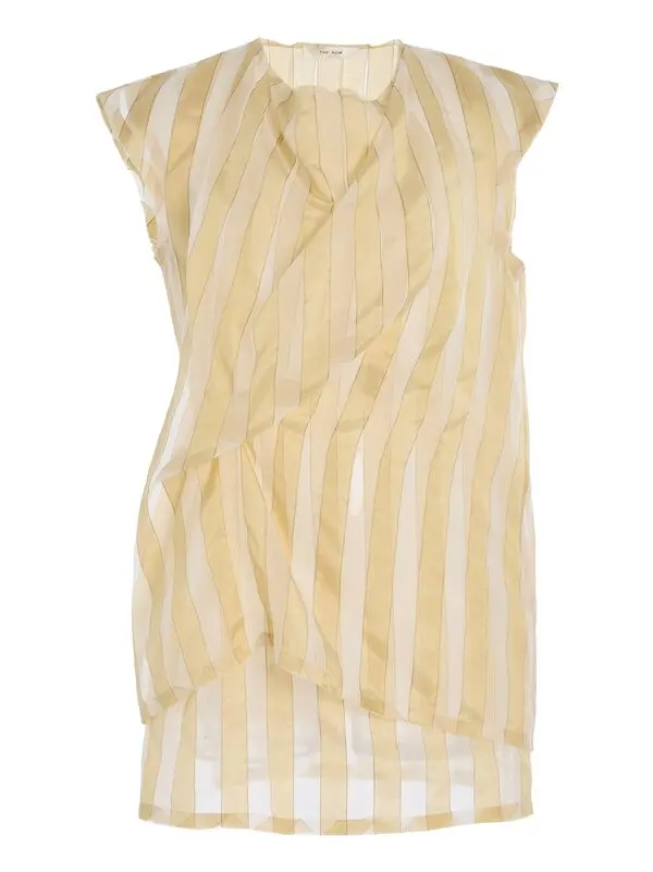 THE ROW Inawa Layered Silk Top - Ivory