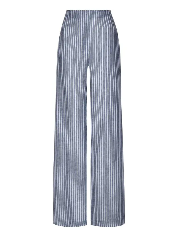 ANDRES OTALORA Amor Profundo Wide-leg Pants - Stripe