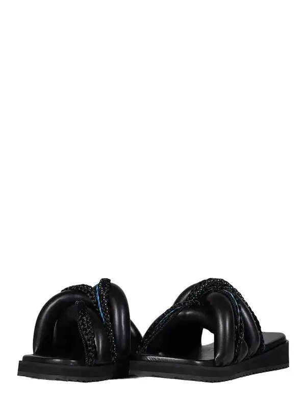 YUME YUME Crossover-strap Slides - Black