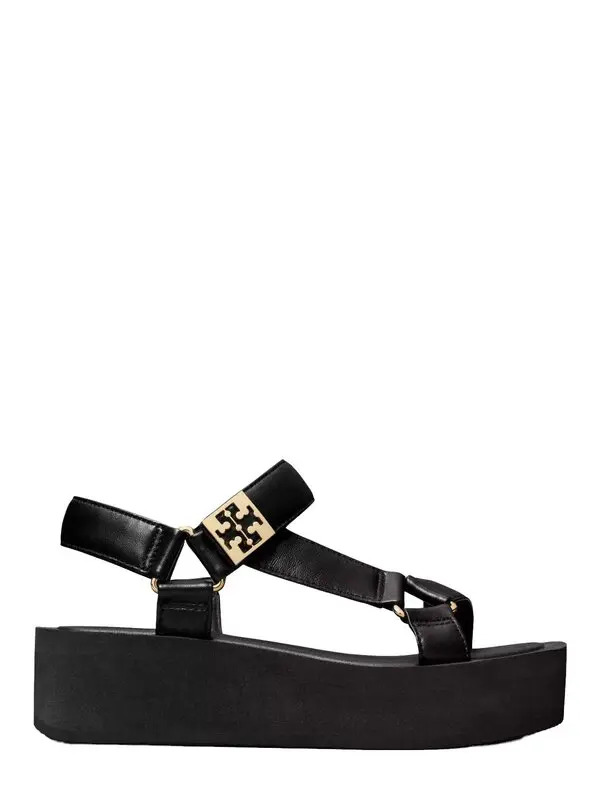 Tory Burch 52mm Mellow Platform Sandals - Black