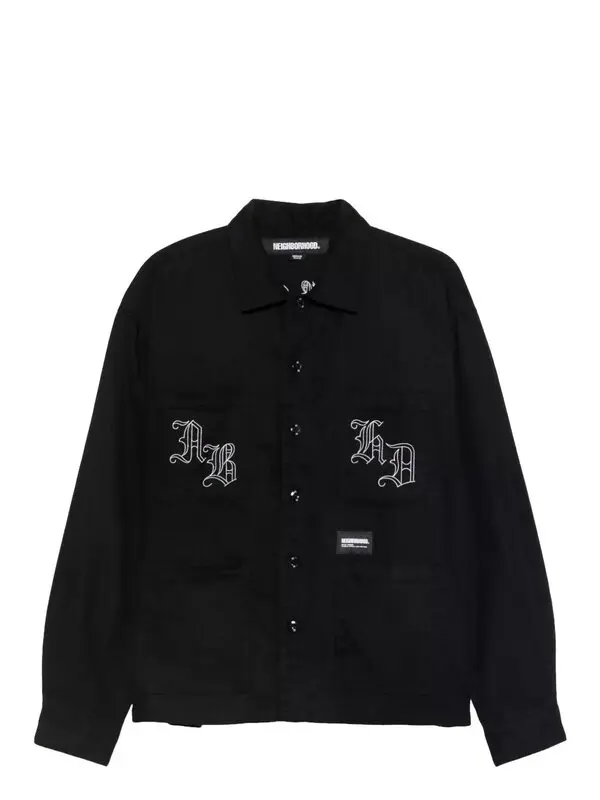 NEIGHBORHOOD Embroidered Shirt - Black