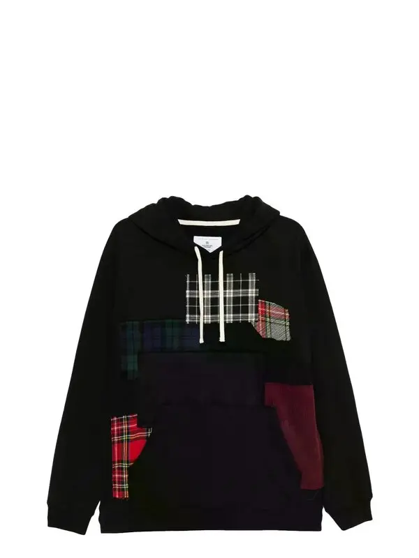 Junya Watanabe Patchwork Hoodie - Black
