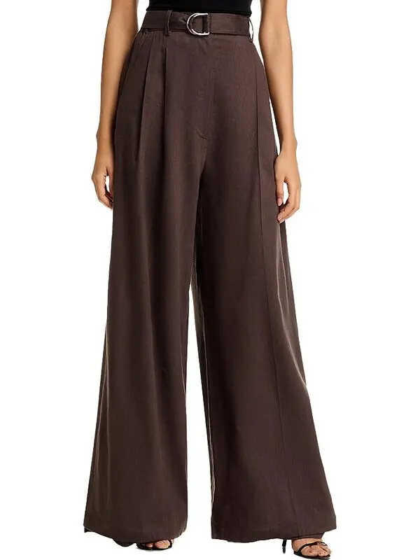 Helmut Lang Wide Leg Pants - Espresso