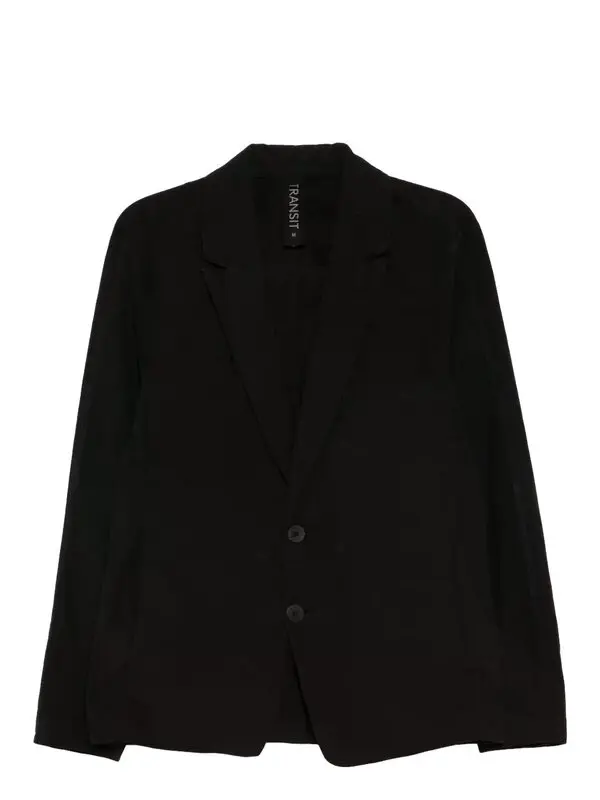 Transit Single-breasted Blazer - Black