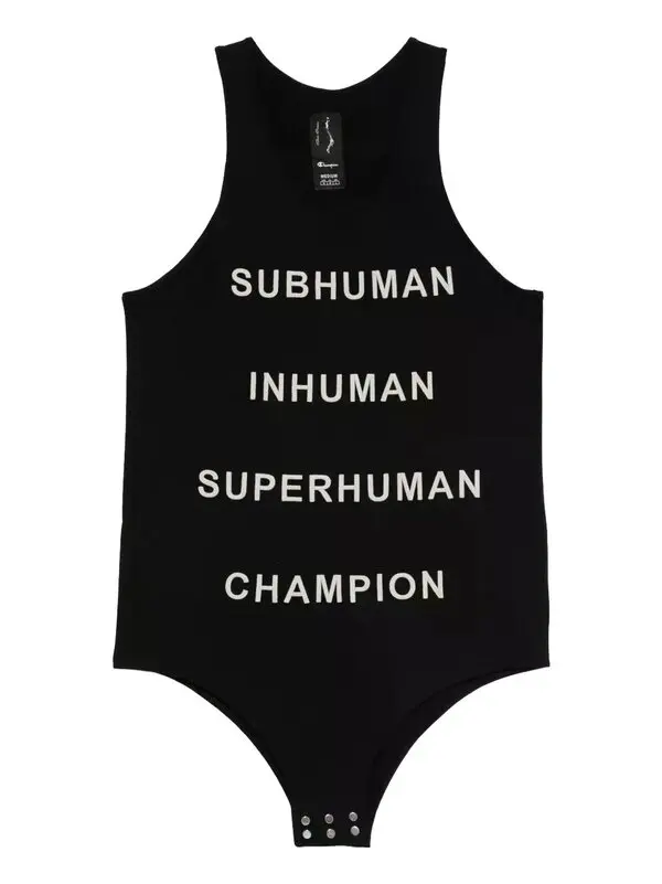 Rick Owens Slogan-print Vest - Black