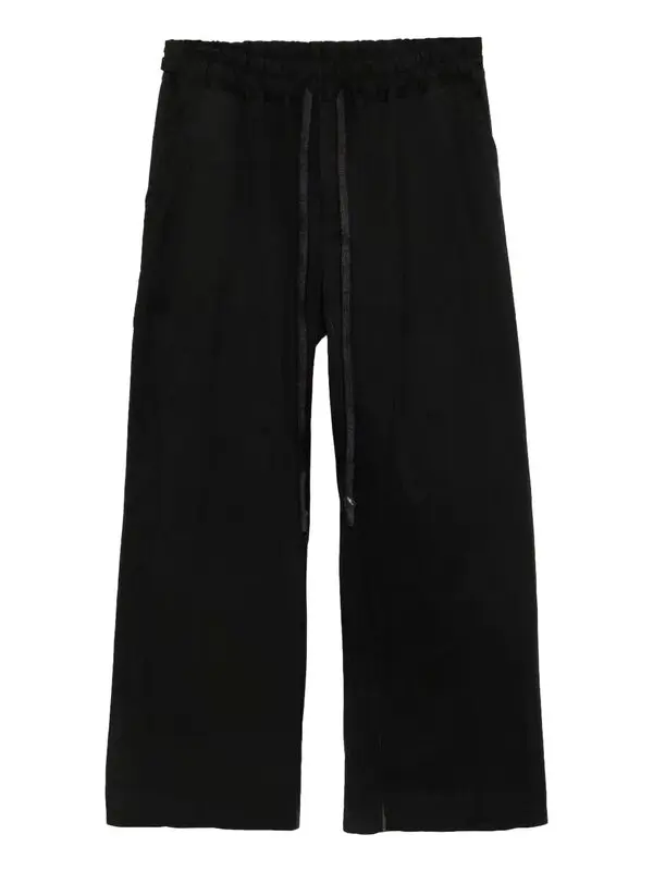 69 Wide-leg Trousers - Black