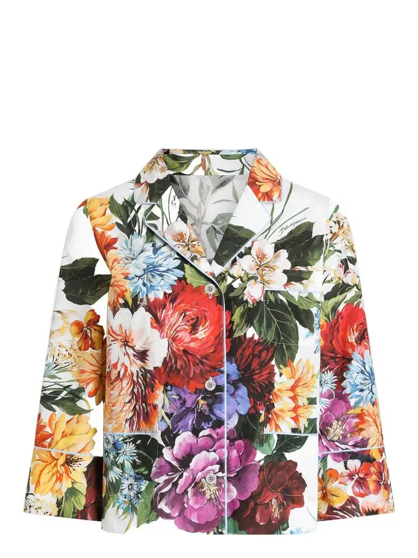 Dolce & Gabbana Flower Bouquet Poplin Shirt - Print