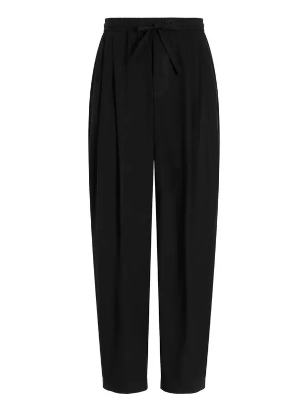 Dolce & Gabbana Cotton Poplin Trousers - Black