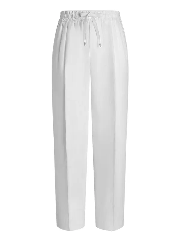 Dolce & Gabbana Linen Jogging Trousers - White