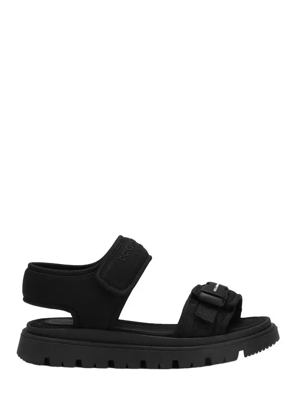 Dolce & Gabbana Sandal With Ribbon Fastening - Black