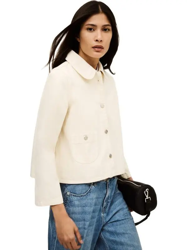 Ba&sh Etiny Short Jacket - White