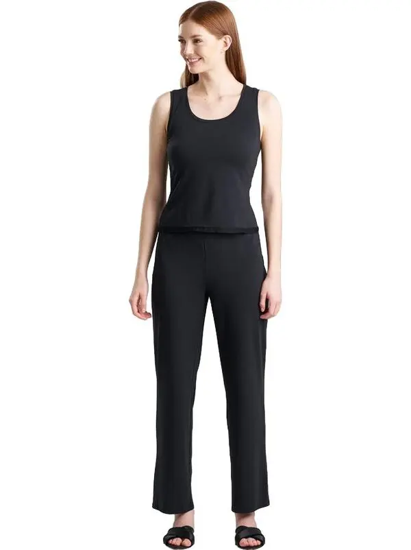 Natori Cotton Modal Tank Pj - Black