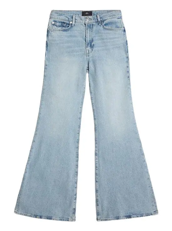 7 For All Mankind Retro Flare Jeans - Denim