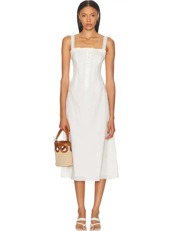 Staud Matilde Dress - White