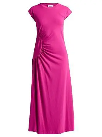 Alpha Studio Maxi Flared Dress - Magenta