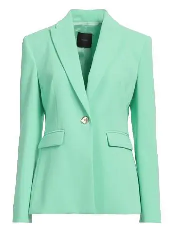 Pinko Crepe Single-breasted Blazer - Green
