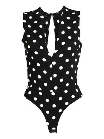 Pinko Bodysuit Viscose Elastane - Black